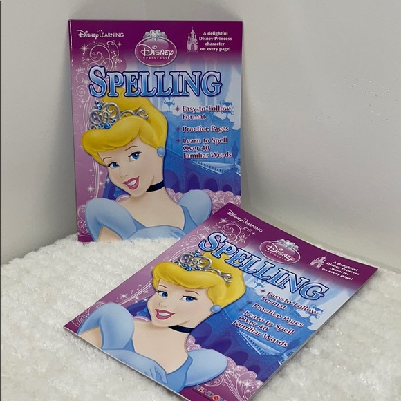 Disney | Toys | Disney Princess Spelling Learning Workbooks Nwt | Poshmark